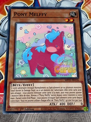 Carte YU GI OH PONY MELFFY MP21-FR116 x 3 | eBay
