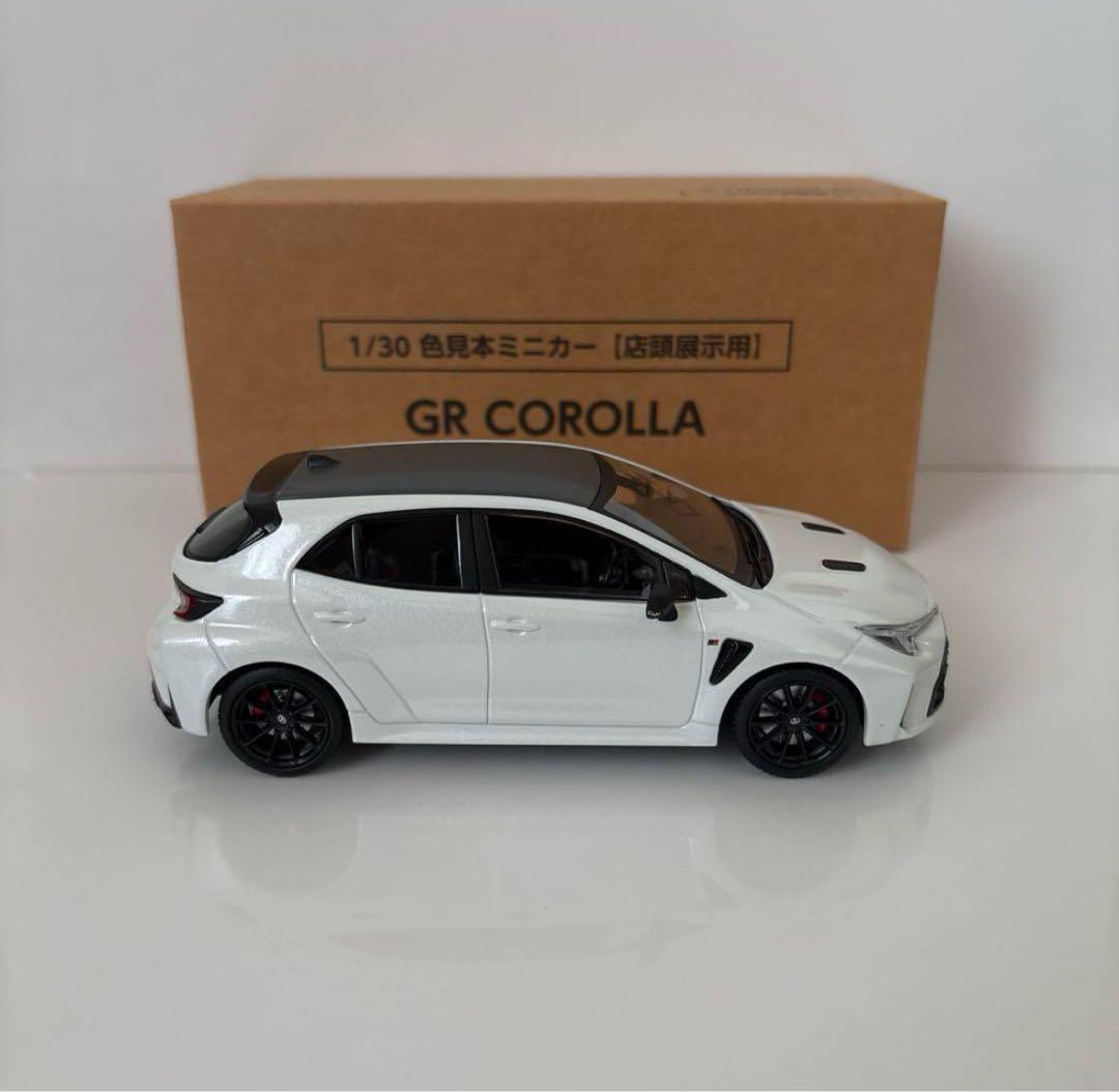 Toyota GR Corolla Mini Car Color Sample Platinum White Pearl #PCF81V | eBay