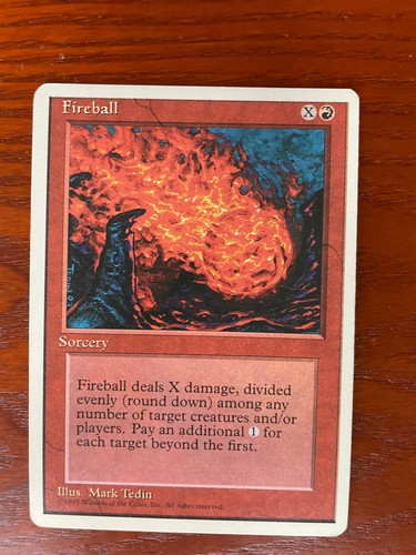 MTG Fireball SINGLE USED EXCELLENT CONDITION SEE PHOTOS | eBay