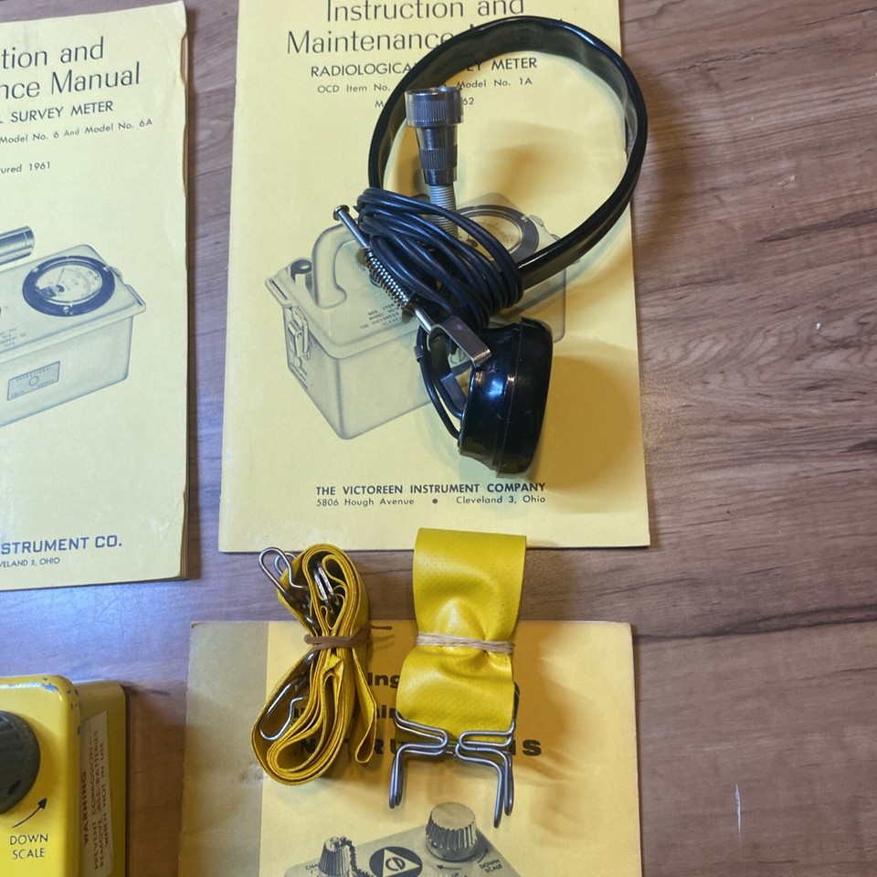 Complete & Certified Geiger Counter CD V-777-1 Radiation Detection Set ...