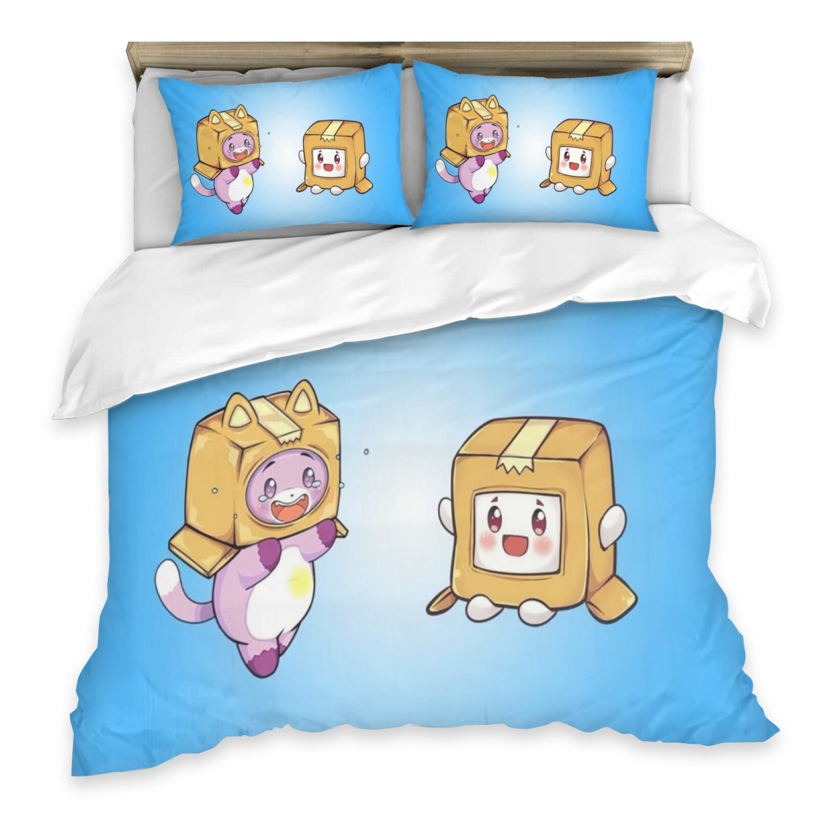 3D Print Lankybox Bedding Set Doona/Duvet/Quilt Cover Pillowcases ...