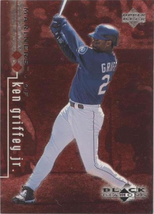 1999 Upper Deck Black Diamond - Ken Griffey Jr #76 Double Diamond /1998 ...