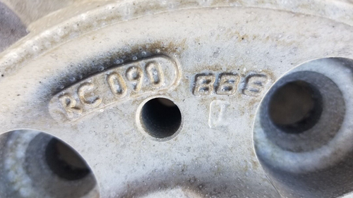 BBS RC090 Style 5 17x8et20 BMW OEM E39 Wheels Rims # 4 With Caps for ...