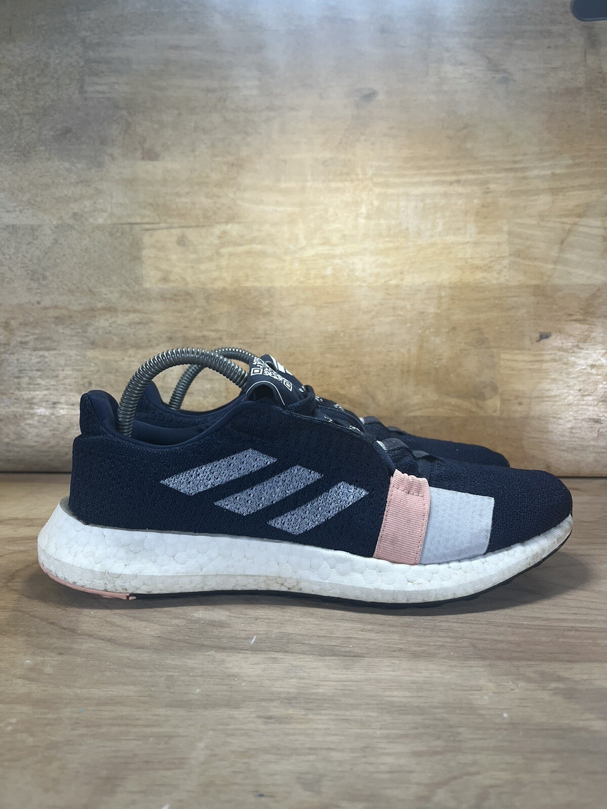 Adidas SenseBoost Go Womens Size 9.5 Shoes Sneakers Dark Blue Lace Up ...