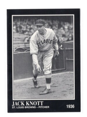 Baseball Card - 1992 Jack Knott 178 - St. Louis Browns Conlon MLB | eBay