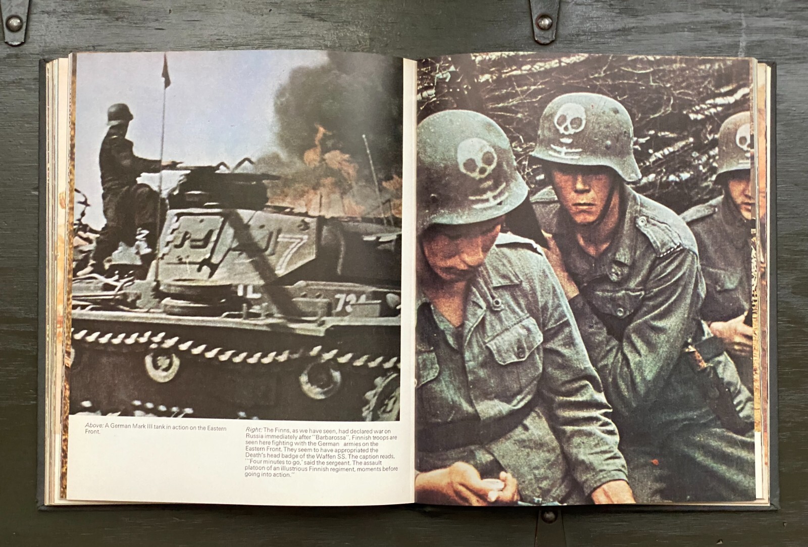 WW2 German FULL COLOR Book "SWASTIKA AT WAR" 1975 Out of Print EXC+. | eBay