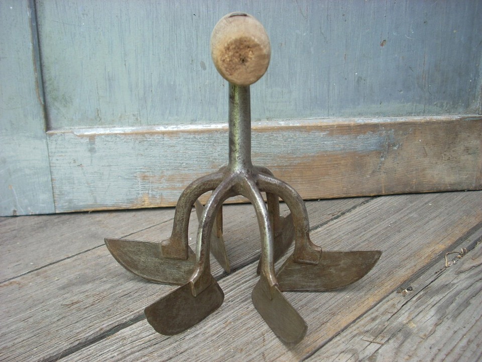 Antique Primitive Six Blade Hand Chopper Cutter Kitchen Tool | eBay