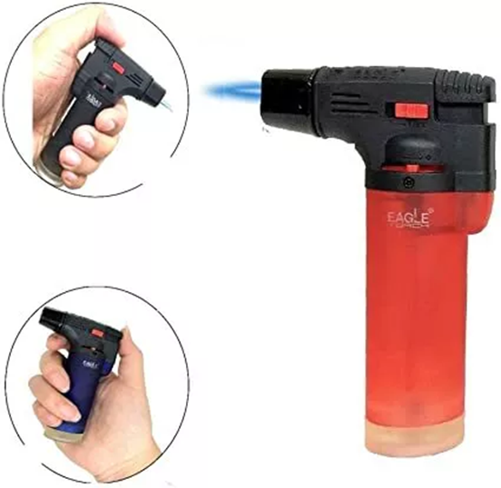 Neon Universal Butane Lighter Gas Fuel Refill +Eagle Windproof Gun ...