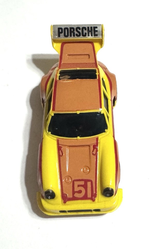 AURORA AFX Porsche 934 Turbo RSR #51 Yellow Speed Shifter HO Slot Car ...