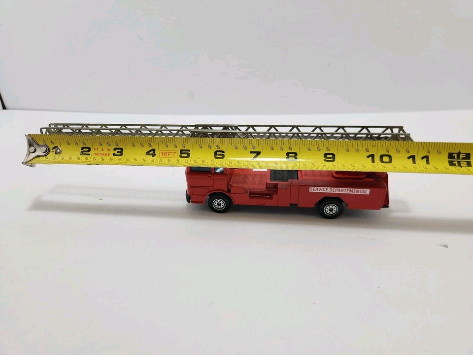 Vintage Solido TonerGam Mercedes LP-1418/46 Fire Truck France Diecast ...