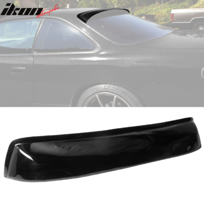 Fits 95-98 Nissan 240SX S14 Rear Window Sun Rain Shade Vent Visor Roof ...