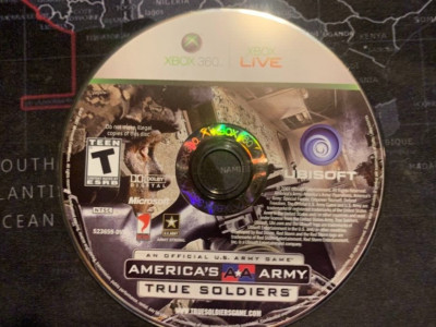 America's Army: True Soldiers (Microsoft Xbox 360, 2007) NO TRACKING ...