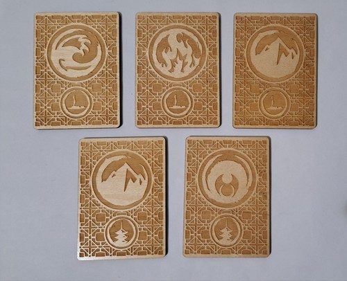 FFG Legend Of The Five Rings LCG Wooden Keeper And Seeker Promo Tokens ...