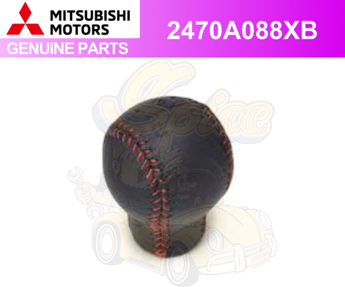 Mitsubishi Genuine New Evolution 10 Final Edition Shift Knob Red Stitch ...