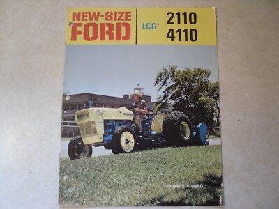 New-Size Ford LCG 2110 and 4110 Tractor Brochure (E10) | eBay