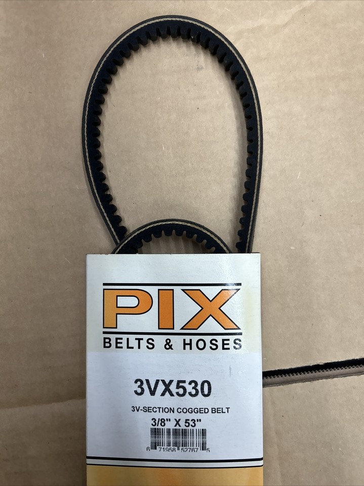 Pix Belt 3VX530 3/8” X 53” Cogged Belt | eBay