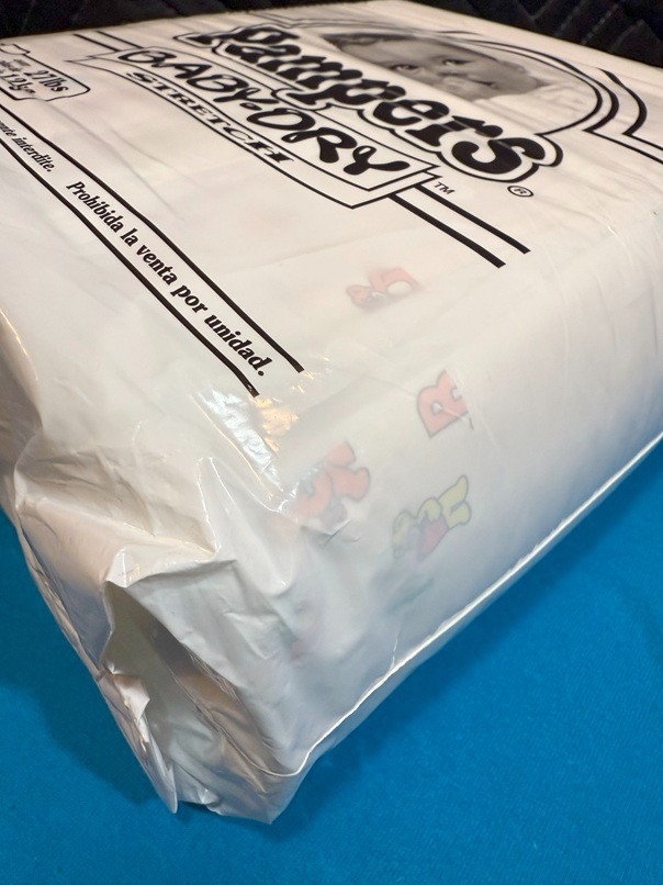 Pampers BABY-DRY STRETCH Size 5 Vintage Diapers 1997 PLASTIC MINT ...