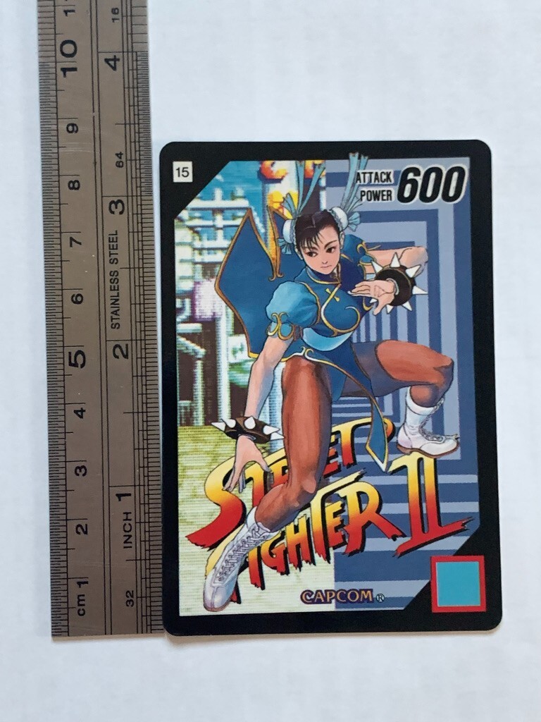 Chun-Li Street Fighter II Arcade capcom Card JAPAN GAME CARDDASS No.15 ...