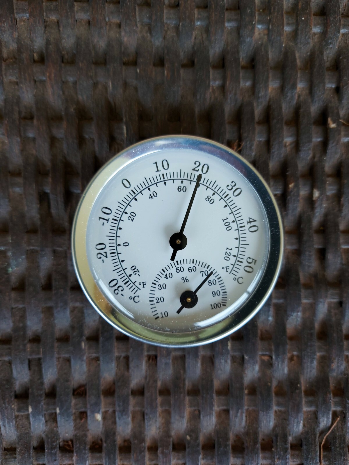 Hygrometer Gauge Analogue Humidity Temperature Classic Simple ...