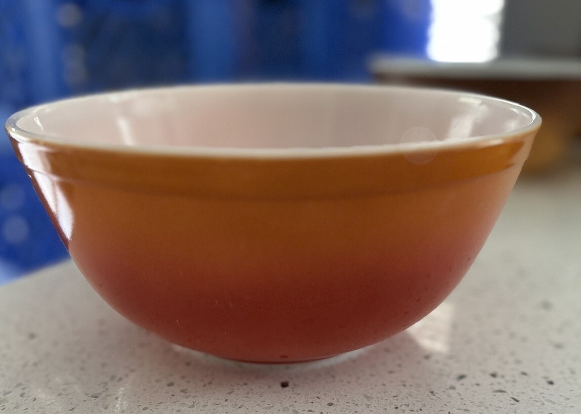 Pyrex 403 Flameglo Nesting Mixing Bowl Vintage 2.5 Qt | eBay