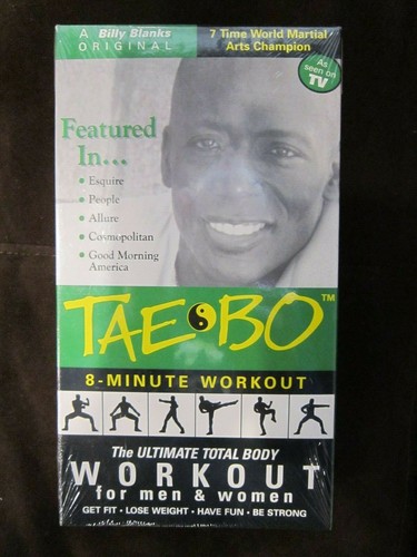 Tae Bo ~ 8-Minute ~ Ultimate Total Body Workout by Billy Banks VHS ...