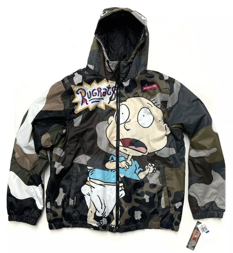 Mens Members Only X Rugrats Nickelodeon Puffer Jacket Coat All Over ...