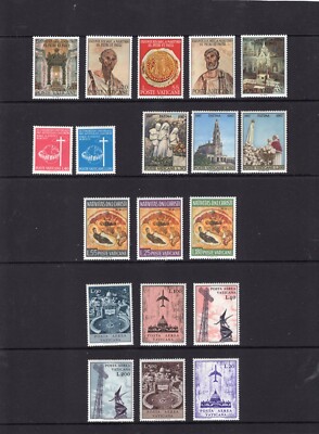 VATICAN CITY 1967 NH Complete Year Set Scott: 448-60+C47-52 - Free USA ...