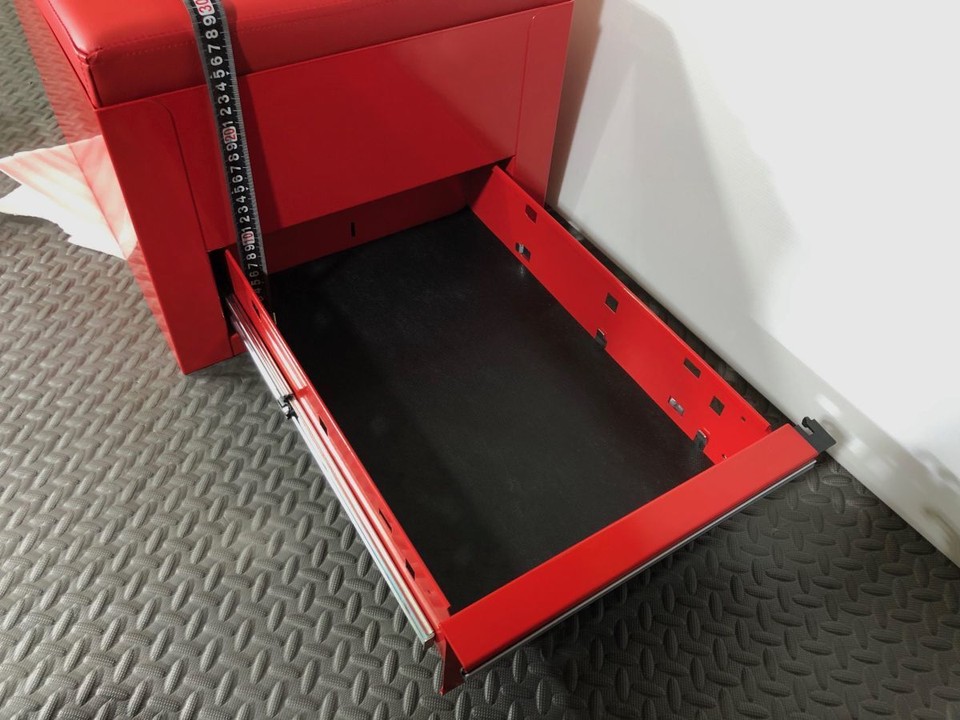 Snap-on Seat Creeper Roller Red Tool Box Casters Chair Snap on Unused ...