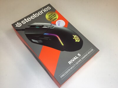 SteelSeries Rival 5 Optical Gaming Mouse - Matte Black - New ...