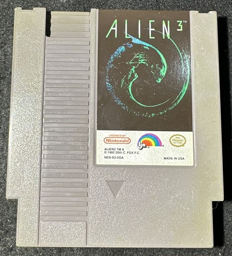 Alien 3 For NES. Classic Sci Fi Side Scrolling Action, Great Game, Very ...