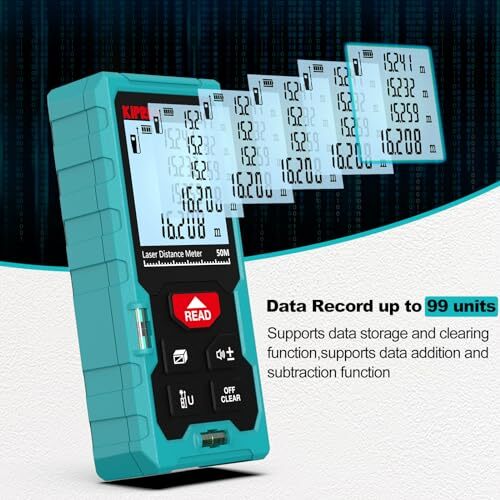 Laser Distance Measure High Accuracy 165ft LD50E Laser Tape Measure 50M ...