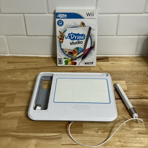 Nintendo Wii uDraw White Game Tablet With uDraw Studio Game - Drawing ...