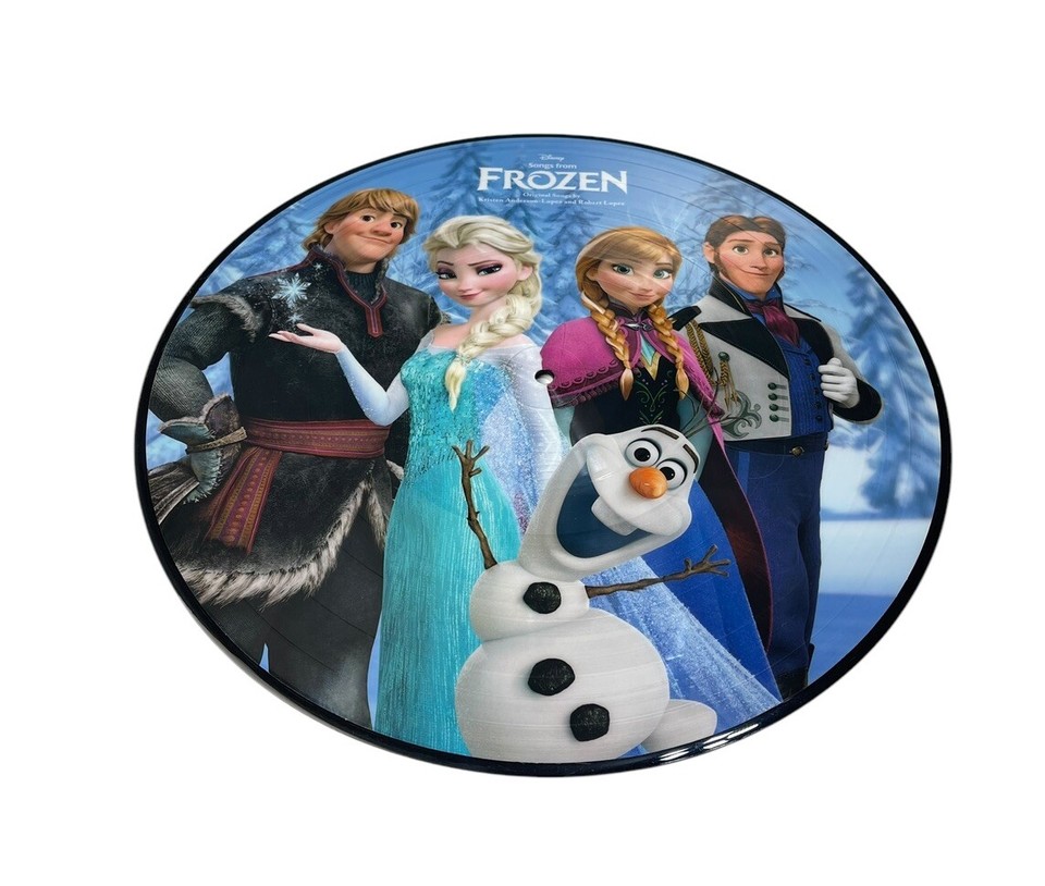 Disney Frozen Picture Cartoon Record Disney Frozen Soundtrack Vinyl ...