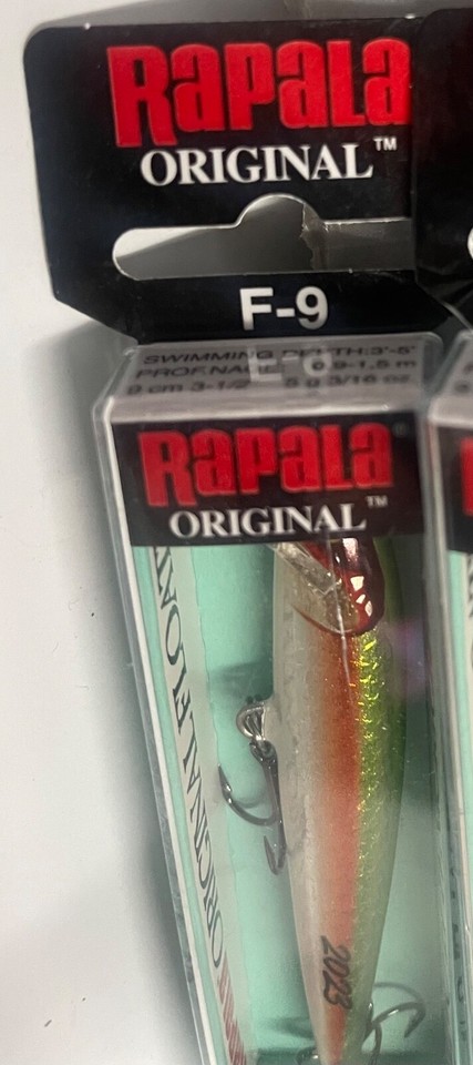 RAPALA ORIGINAL FLOATING FISHING MINNOW BALSA F-9 HOLIDAY COLLECTION | eBay