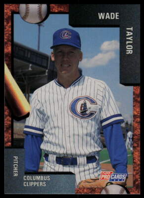 1992 Fleer ProCards Wade Taylor Columbus Clippers | eBay