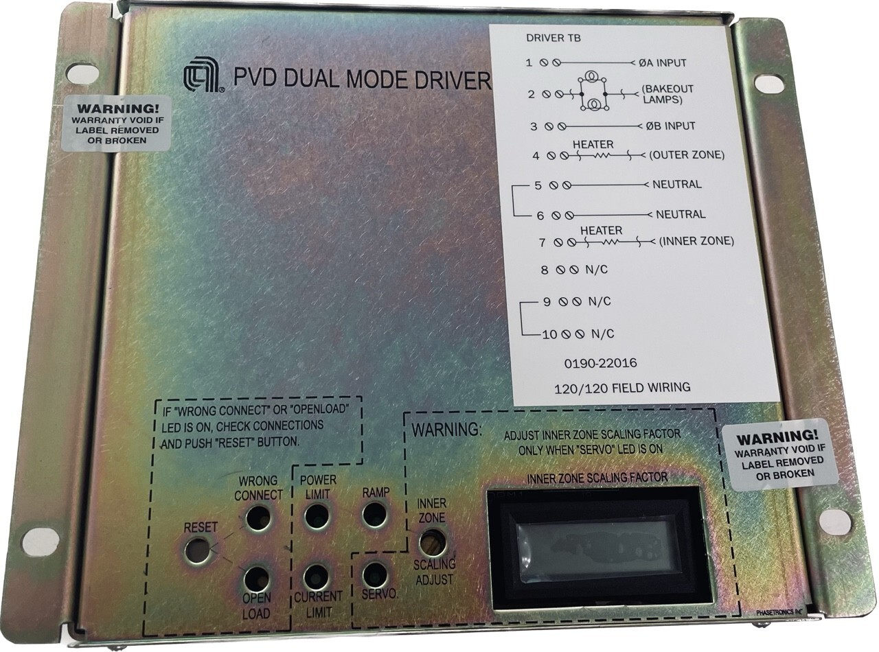Applied Materials 0190-01485 DRIVER,PVD LAMP/DUAL MODE HEATER 120/120 ...