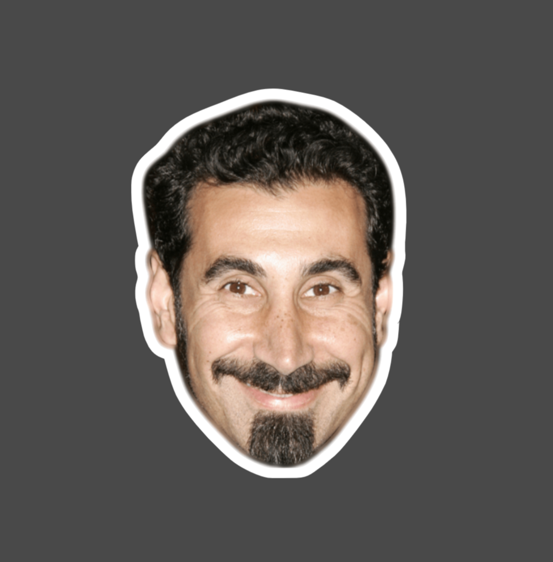 System of a Down Serj Tankian Sticker Decal | eBay UK