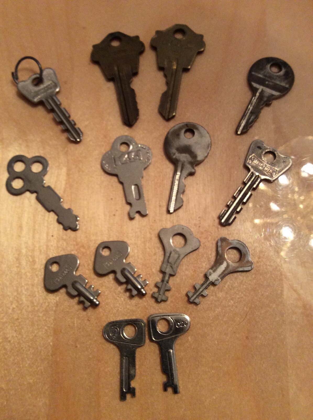 VTG Antique LOT Old KEYS Presto CHENEY National MASTER Sewing Machine ...