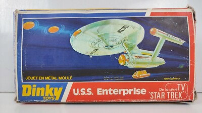 USS ENTERPRISE DINKY TOYS MODEL 358 STAR TREK CLASSIC NCC 1701 DIE CAST ...