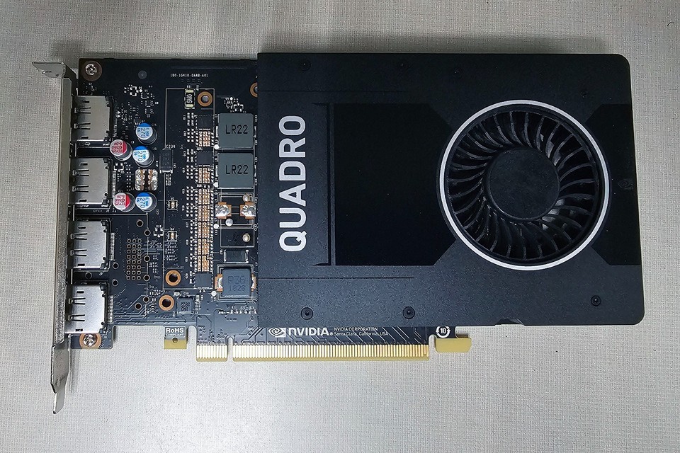 NVIDIA Quadro P2000 5GB GDDR5 4-Port DisplayPort Graphics Card 1024 ...