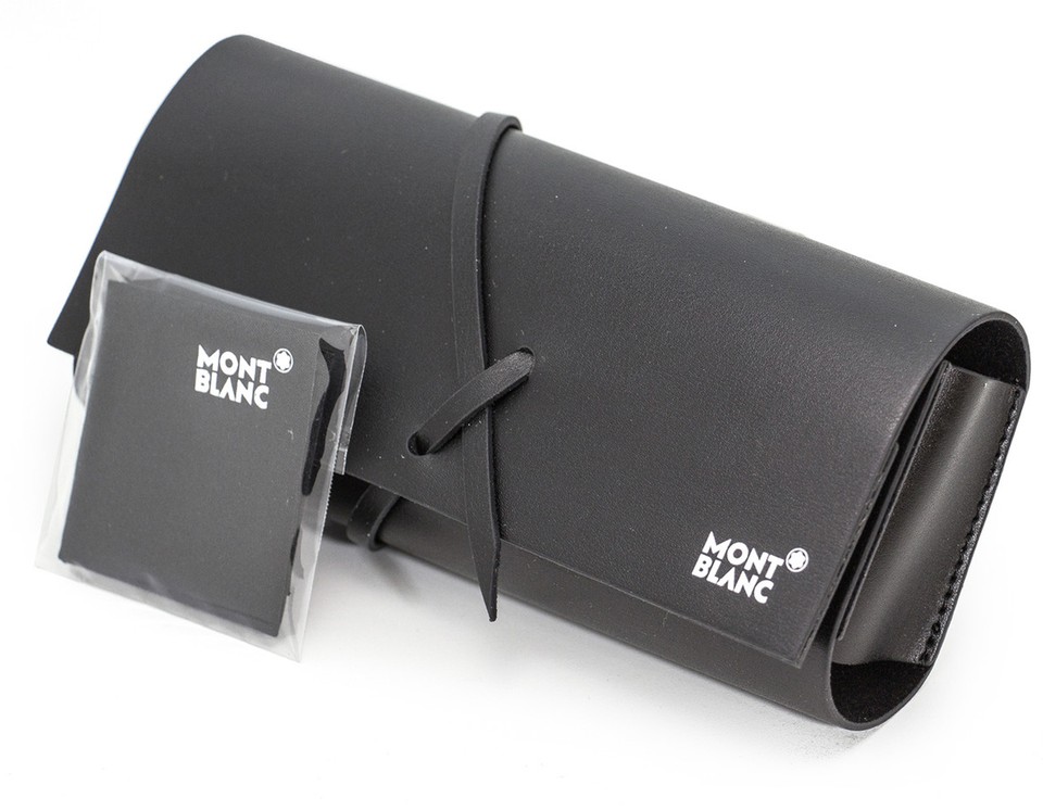 NEW Mont Blanc MB0266o-001 Black Black Eyeglasses | eBay