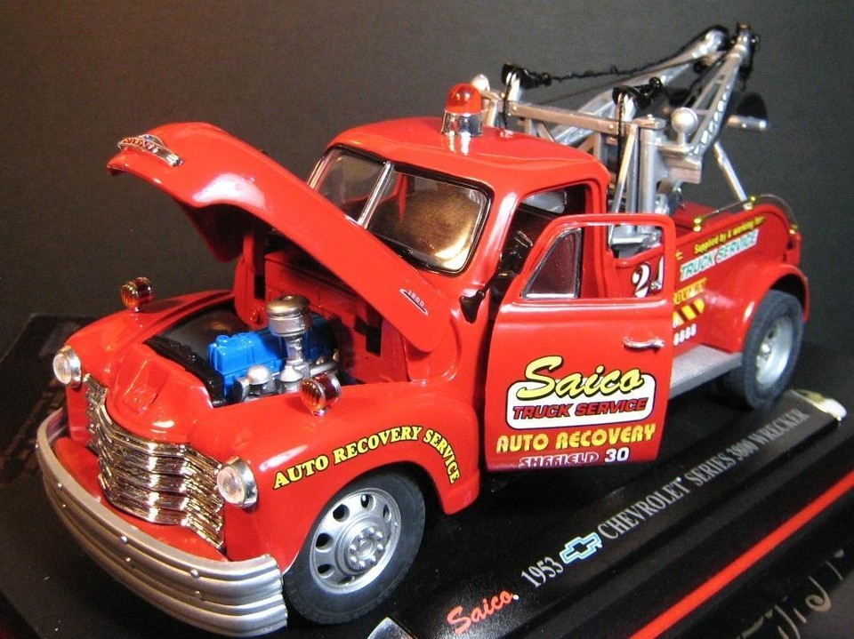 Saico 1953 Chevrolet 3800 Tow Truck Wrecker Model Good Condition | eBay