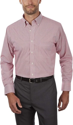 Van Heusen Men's Regular Fit Stain Shield Stretch Plaid Dress Shirt ...