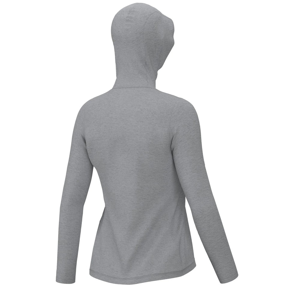 Huk Waypoint Hoodie Women's Tech Hoodie, Harbor Mist, Large | eBay
