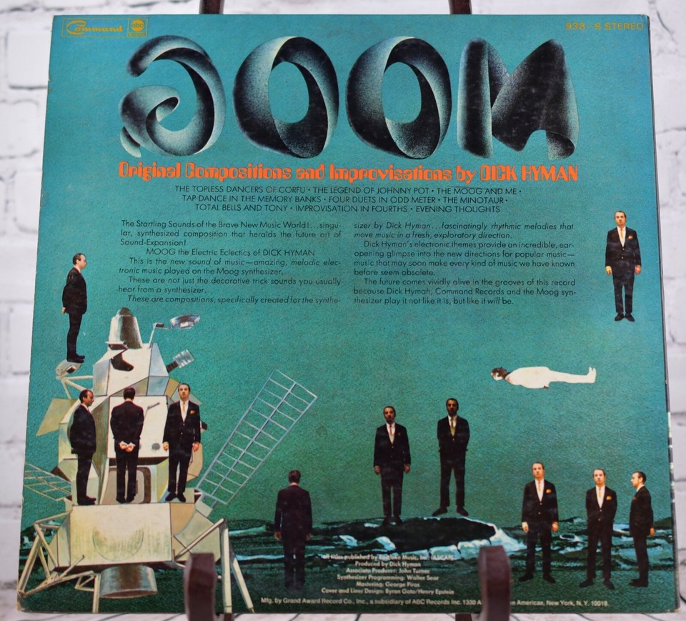 Dick Hyman - Moog (The Electric Eclectics Of Dick Hyman) 12" LP/Vinyl ...