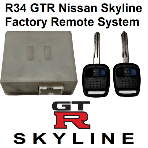 R34 GTR Nissan Skyline Factory Key Remote System for Keyless Entry ...