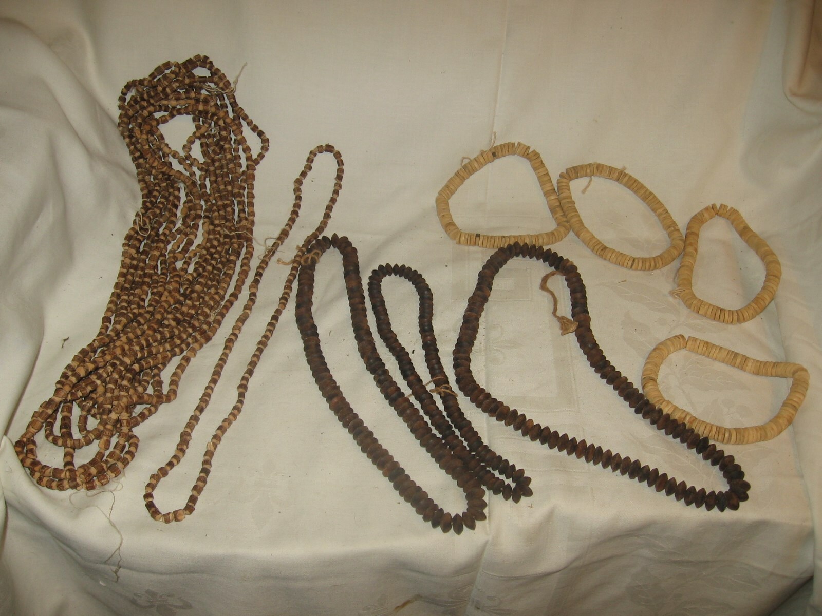 18 vintage strings of different wood wooden beads / n… - Gem