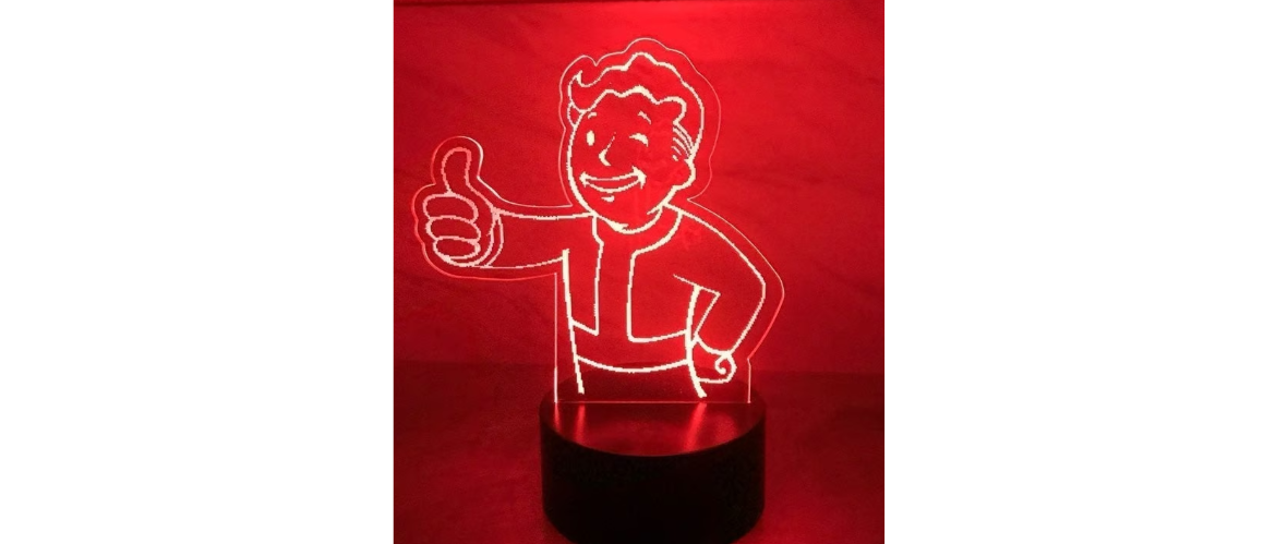 Fallout Vault Boy LED Light Lamp Collectible Gift Kids Toys Home Decor ...
