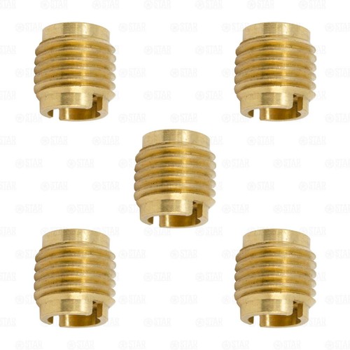 Beer Tap Handle Threaded Screw in Brass Insert Nut Ferrule 3/8 Threads ...