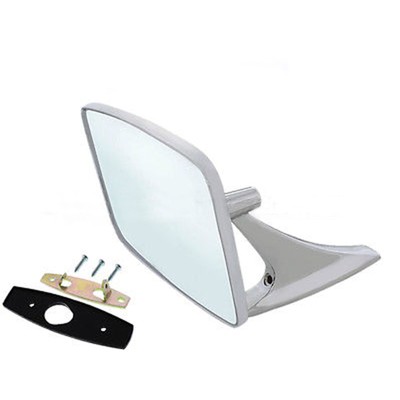 73-91 Chevy Truck Chrome Outside Exterior Rectangle Square Rear View ...